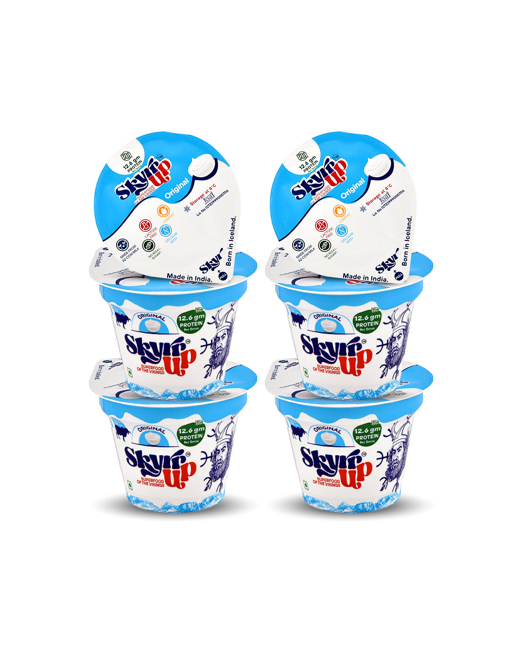 The Purity of Original Skyr: Lactose-Free, High Protein, Low Fat, and ...